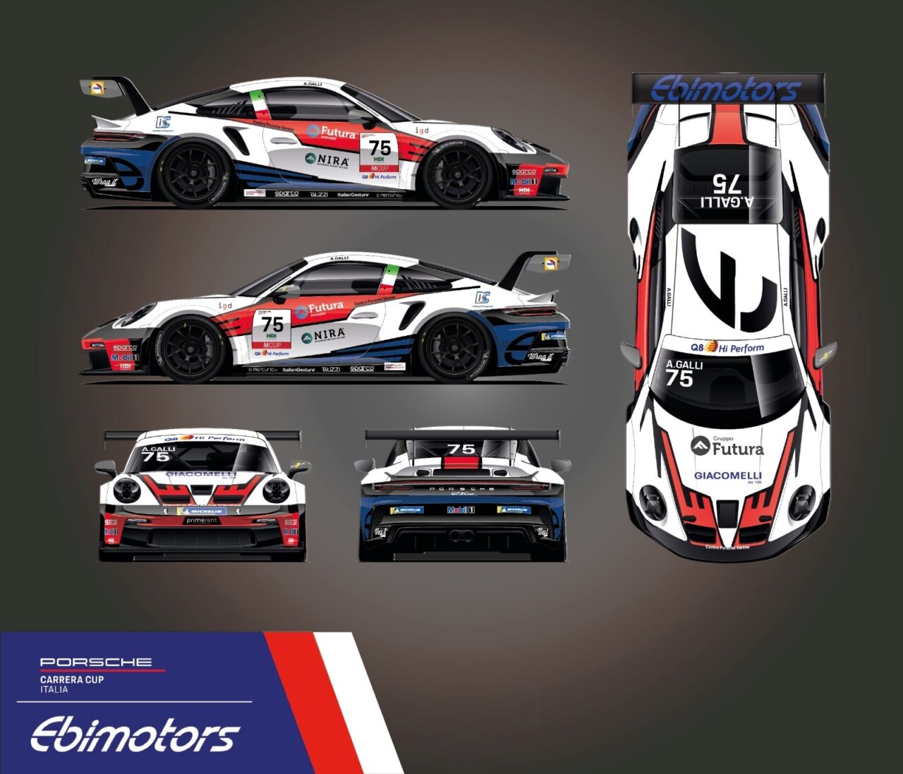 Andrea Galli debutta in Carrera Cup Italia 2026 con Ebimotors
