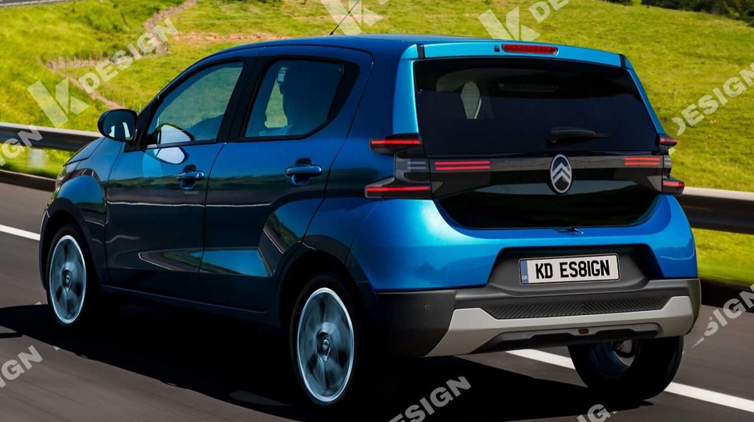 Nuova Citroen C1: il render della citycar in salsa C3